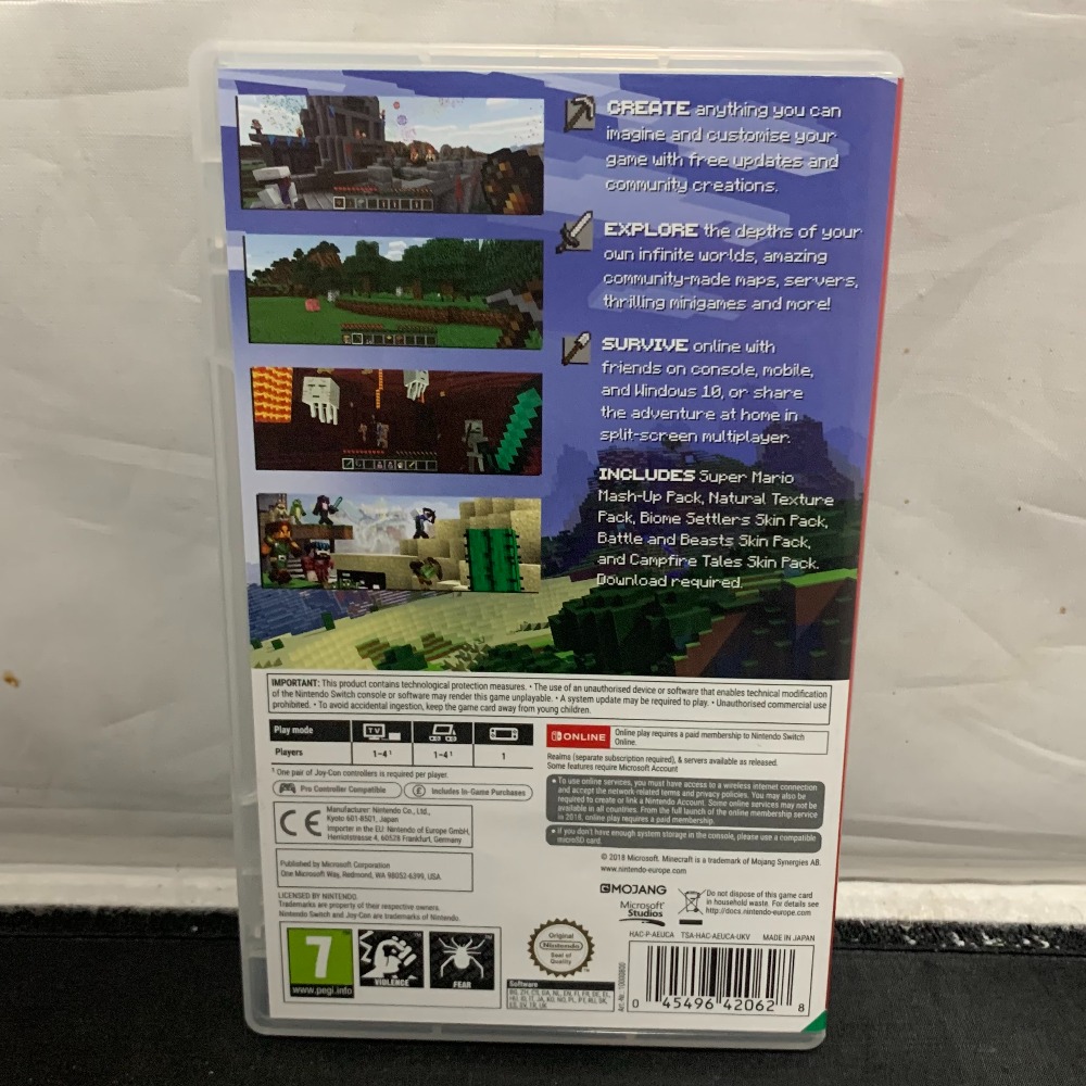 Pre-owned Nintendo Minecraft Switch Games - Own4Less